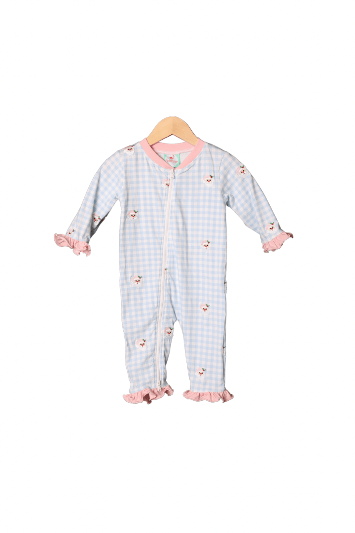 Blue/Pink Embroidered Santa Sleeper